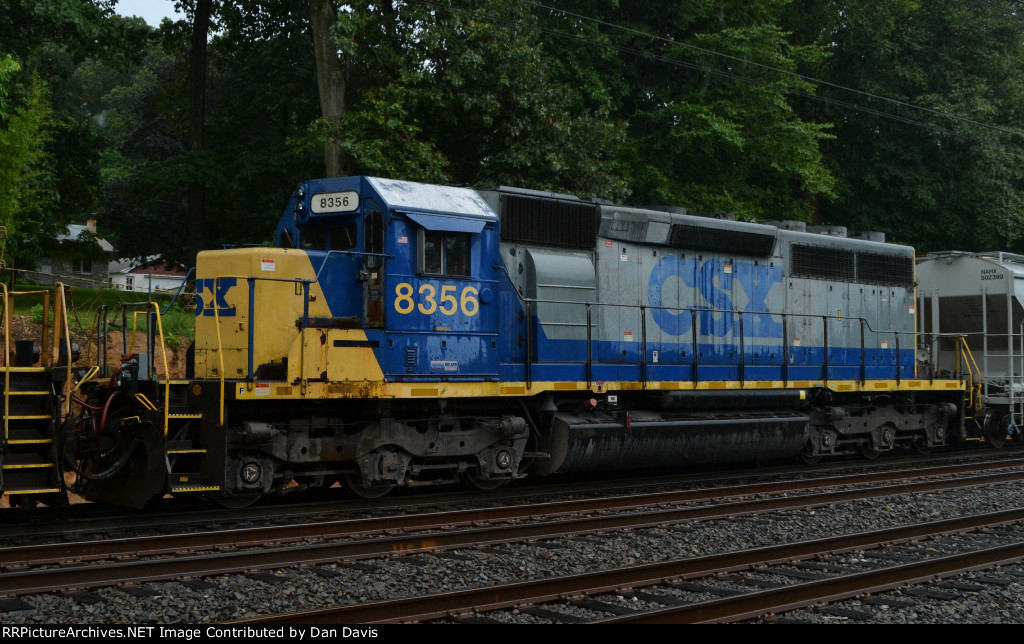CSX SD40-2 8356 on Q418-14